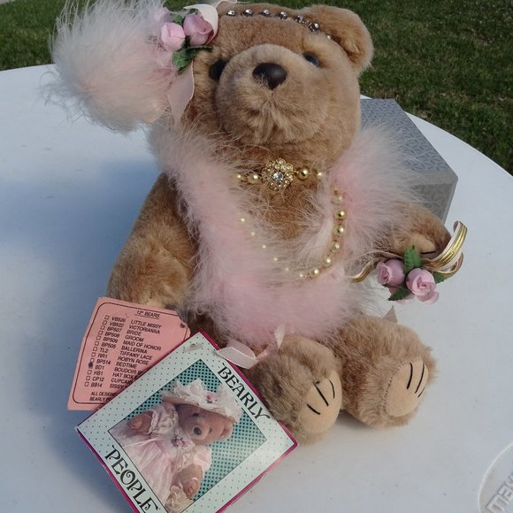 Bearly People | Accessories | Bearly People Boudoir Bear In Pink ...
